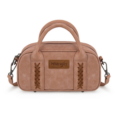 Wrangler Whipstitch Collection Mini Satchel/Crossbody Bag - Dark Pink ...