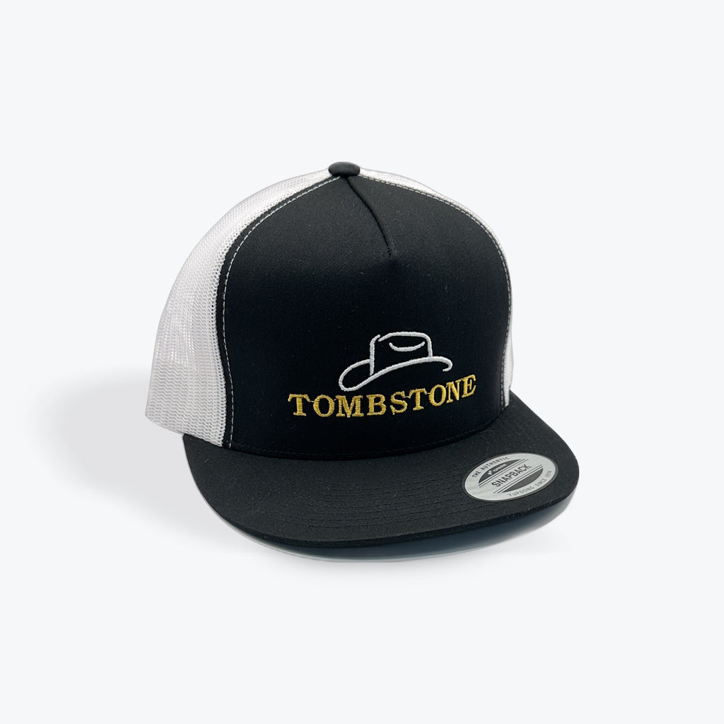 Tombstone Cap - Black/White – The Cowboy Shop